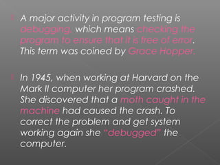 Computer software | PPT | Programming Languages | Computing