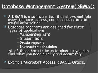 Computer edborook gullam si-Software.ppt