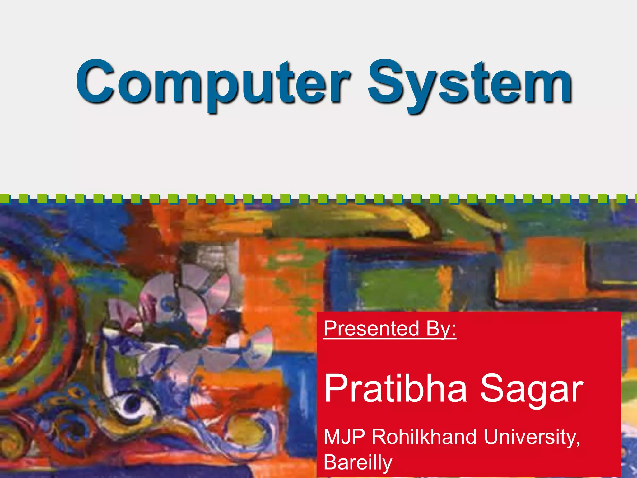 Computer-System-pratibha.pdf | Computer Peripherals | Computing