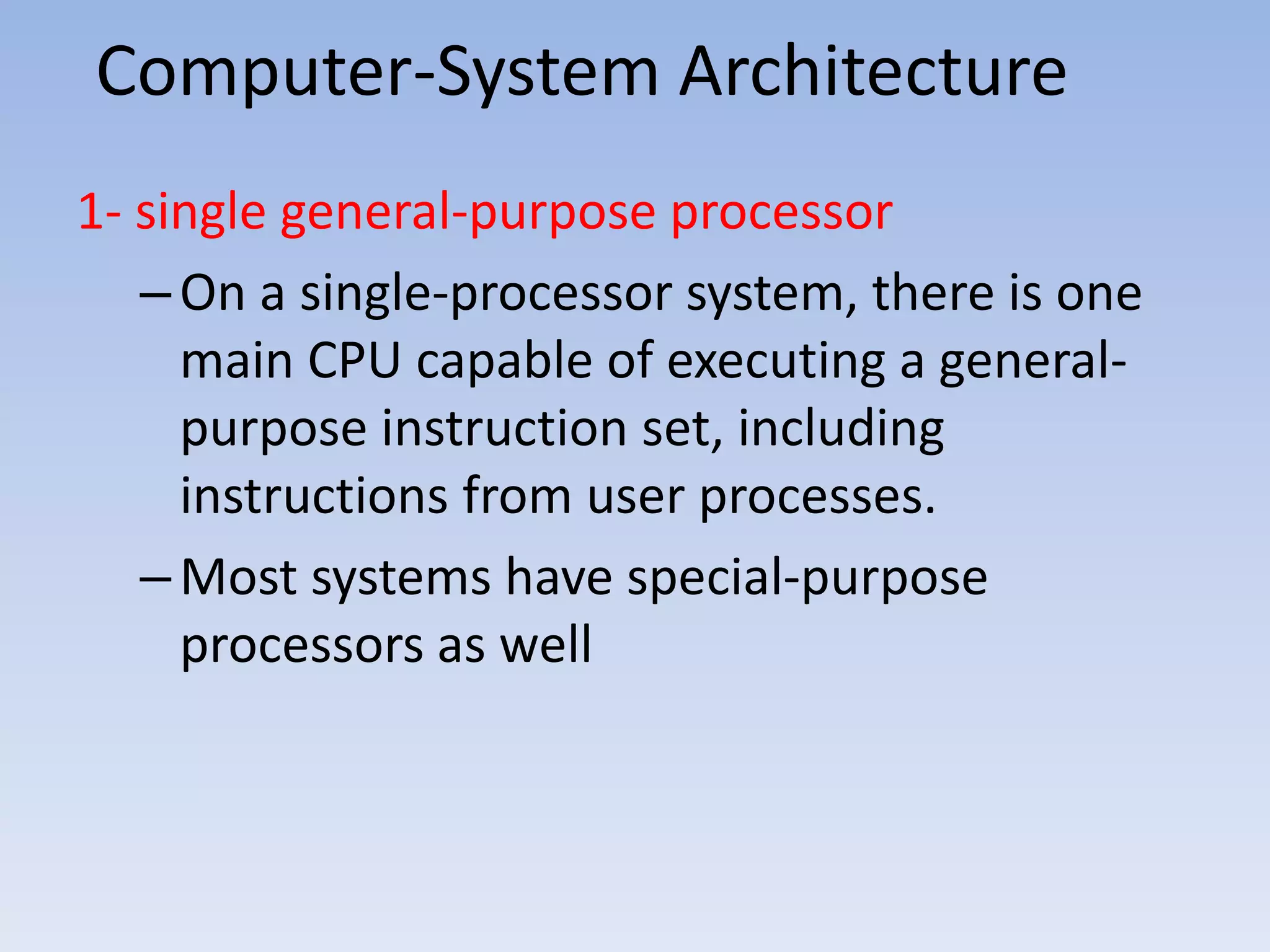 Computer system architecture | PPTX