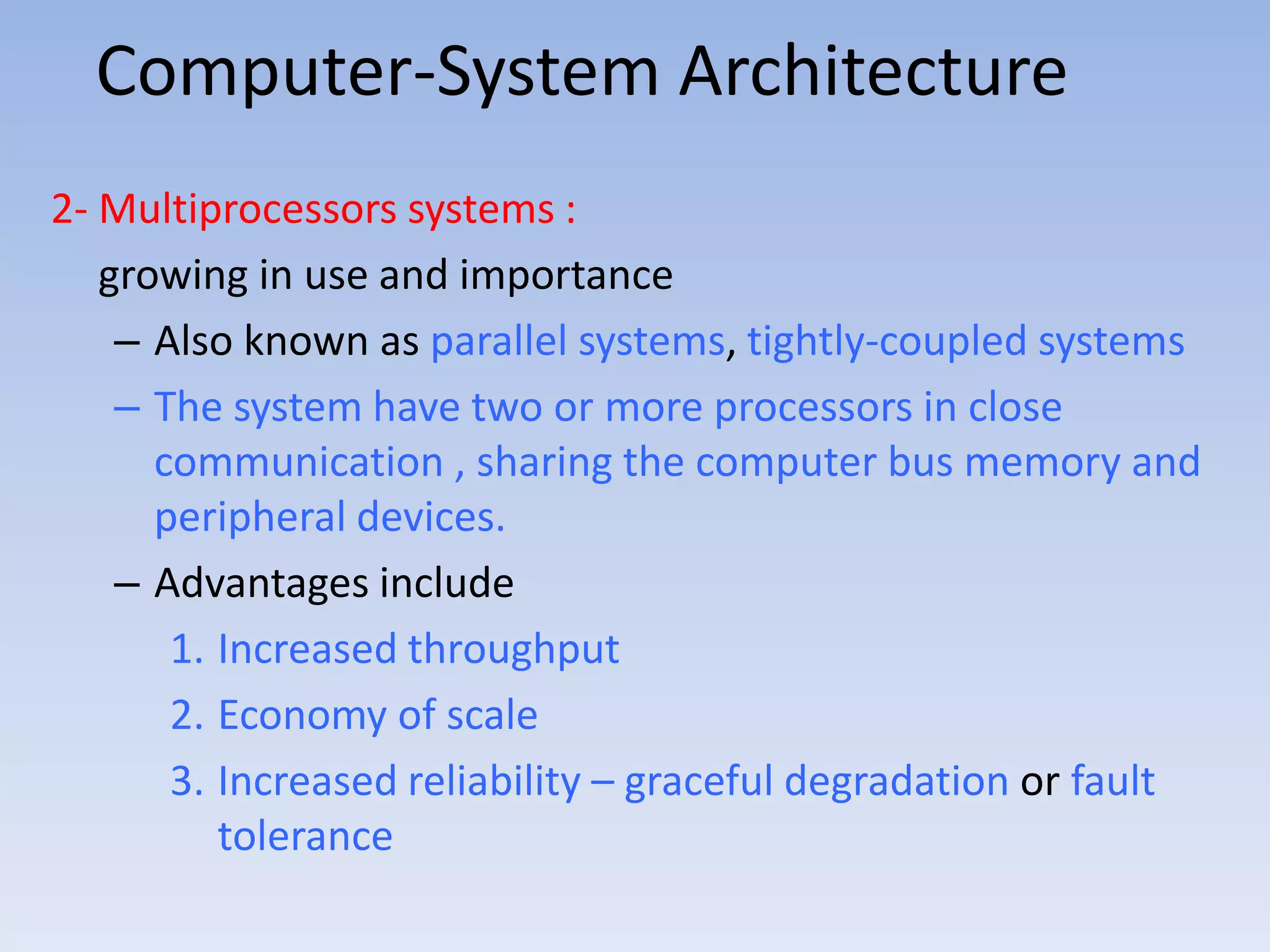 Computer System Architecture Ppt