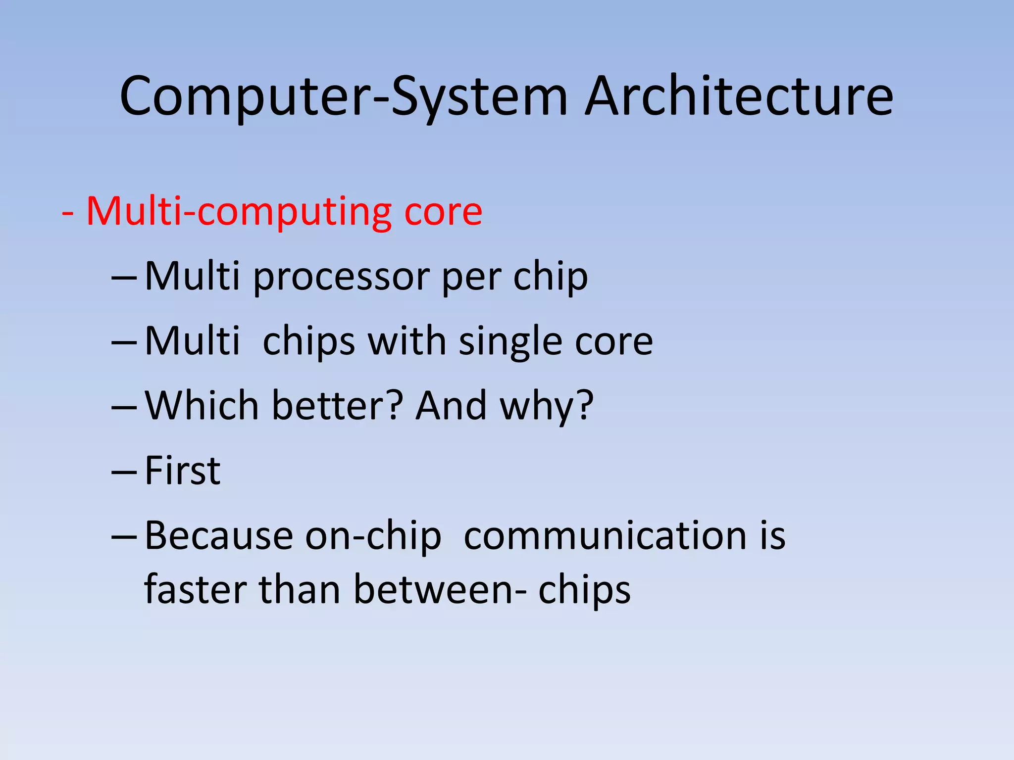 Computer system architecture | PPTX