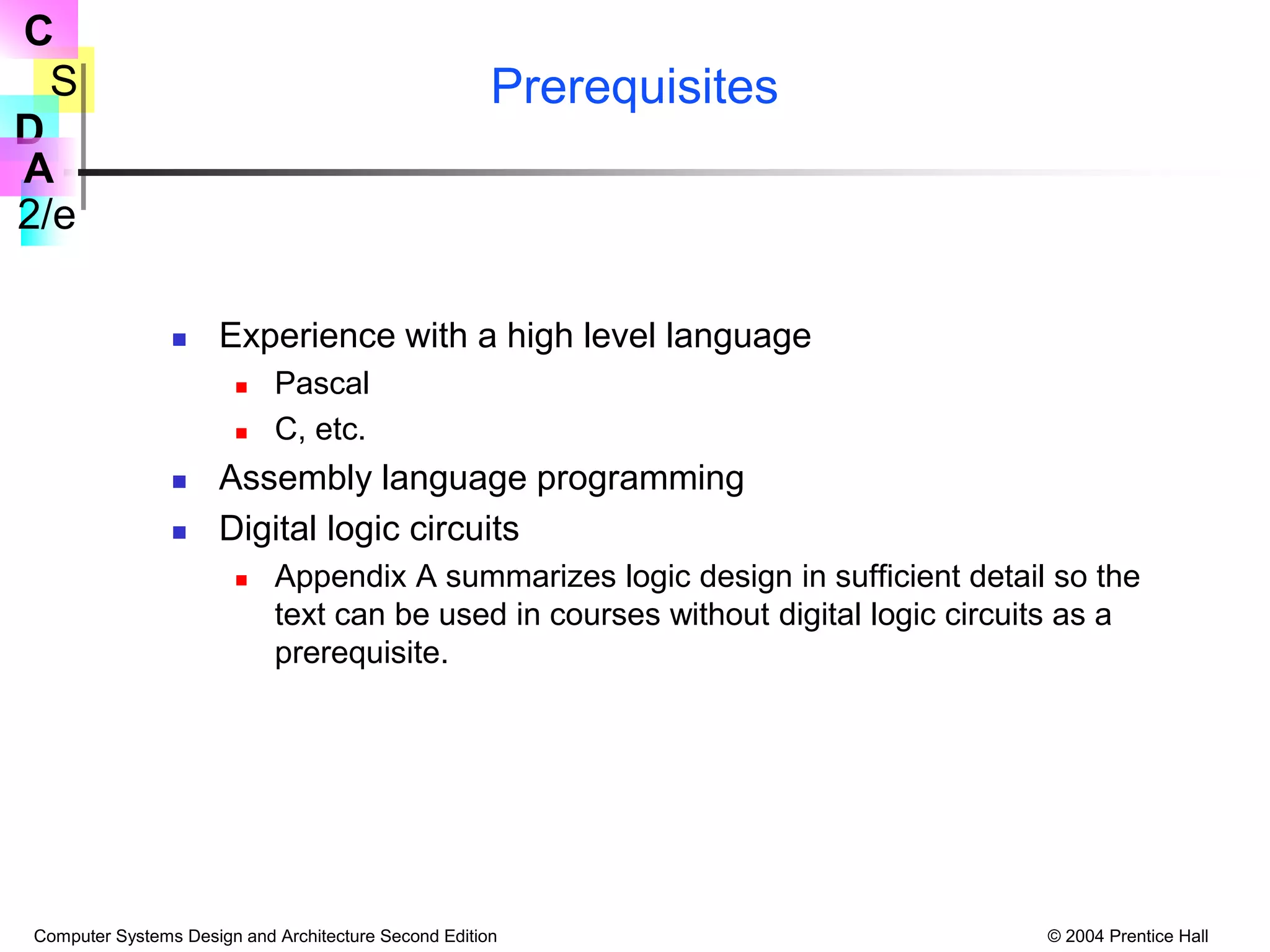 Computer Systems Design And Architectureppt Operating Systems Computer Software And