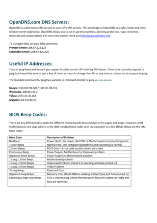 Computer technicians-quick-reference-guide | PDF