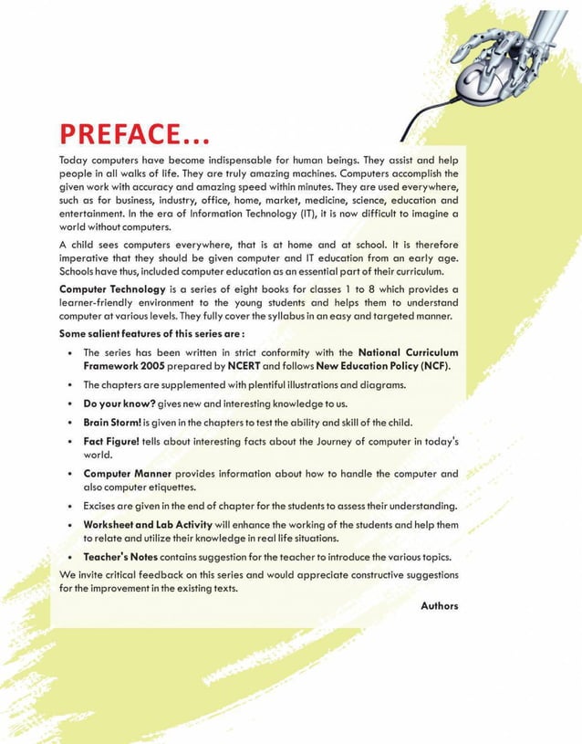 Computer technology-1 CLASS - FIRST | PDF | Free Download