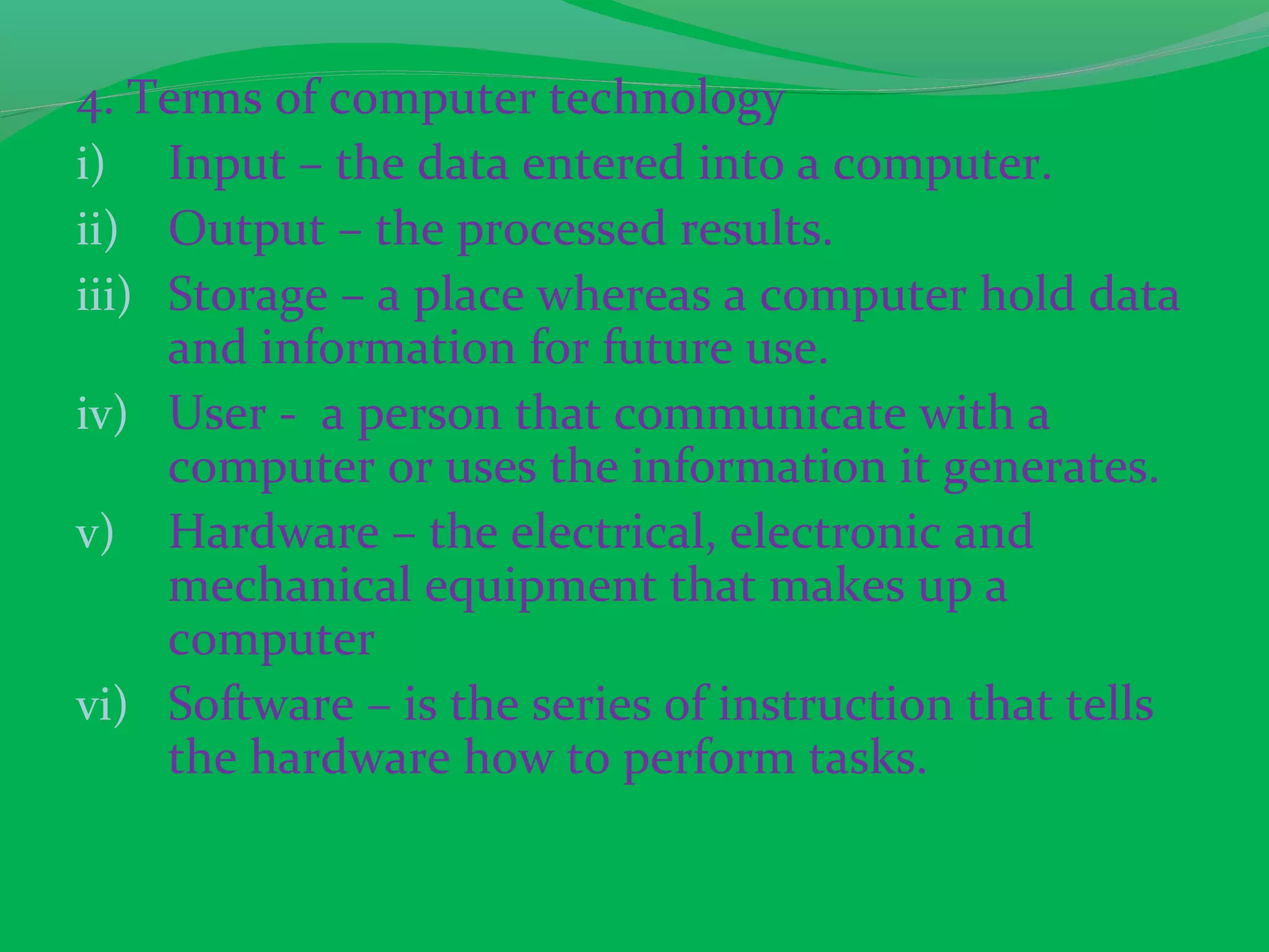 Computer Technology Ppt