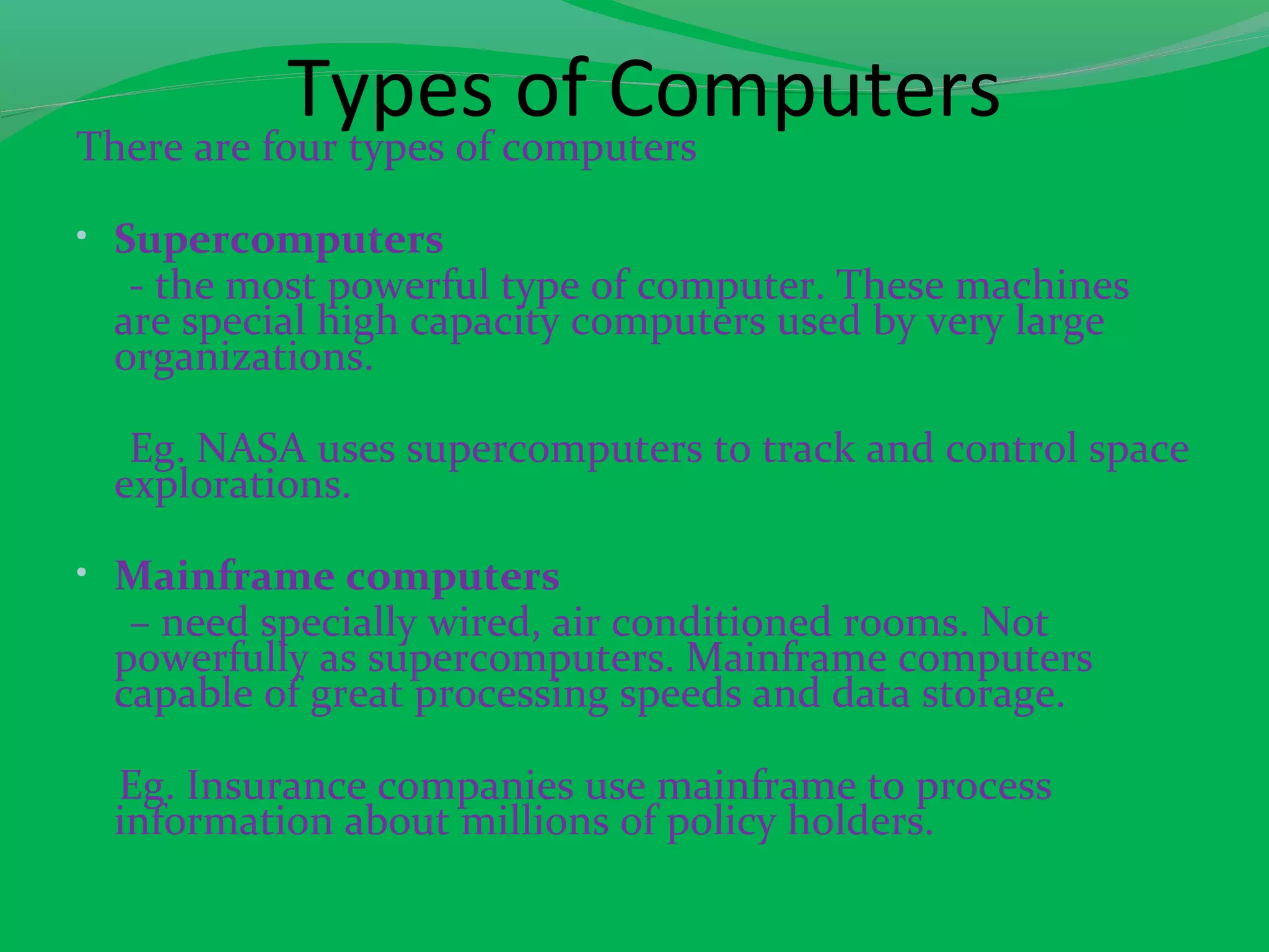 Computer technology | PPT | Computing | Technology & Computing