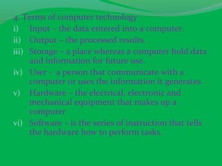 Computer technology | PPT | Computing | Technology & Computing