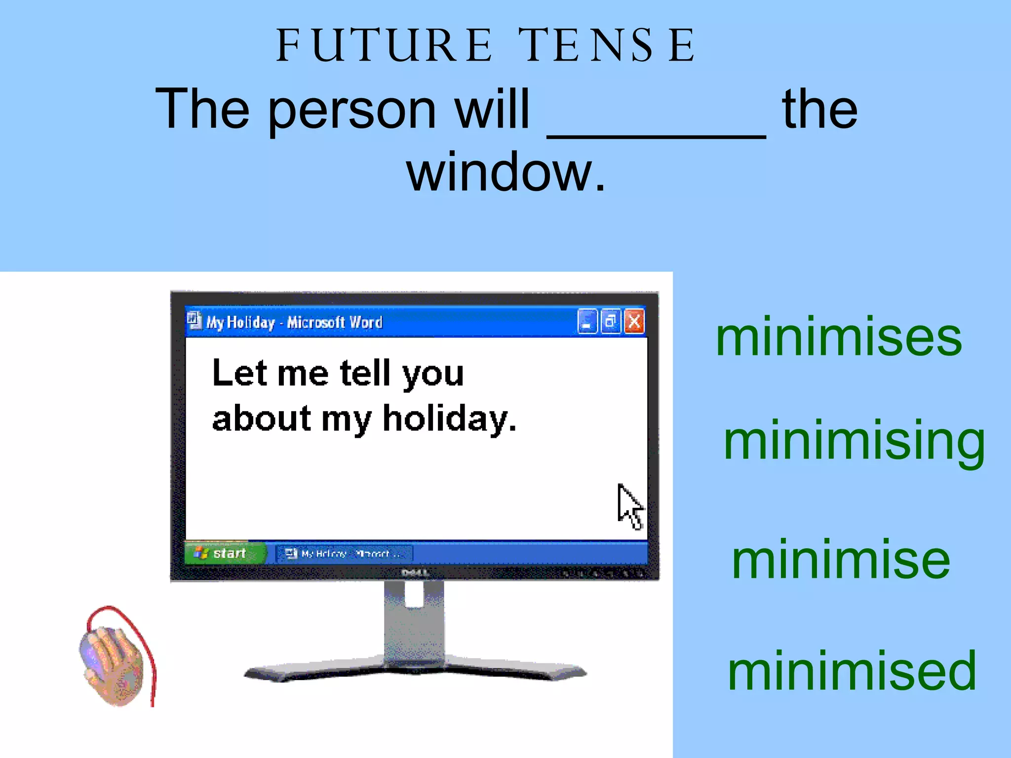 Computer Verbs Presentation | PPT