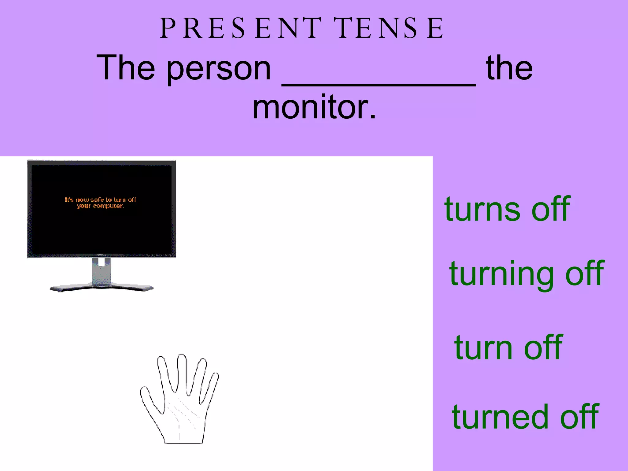 Computer Verbs Presentation | PPT