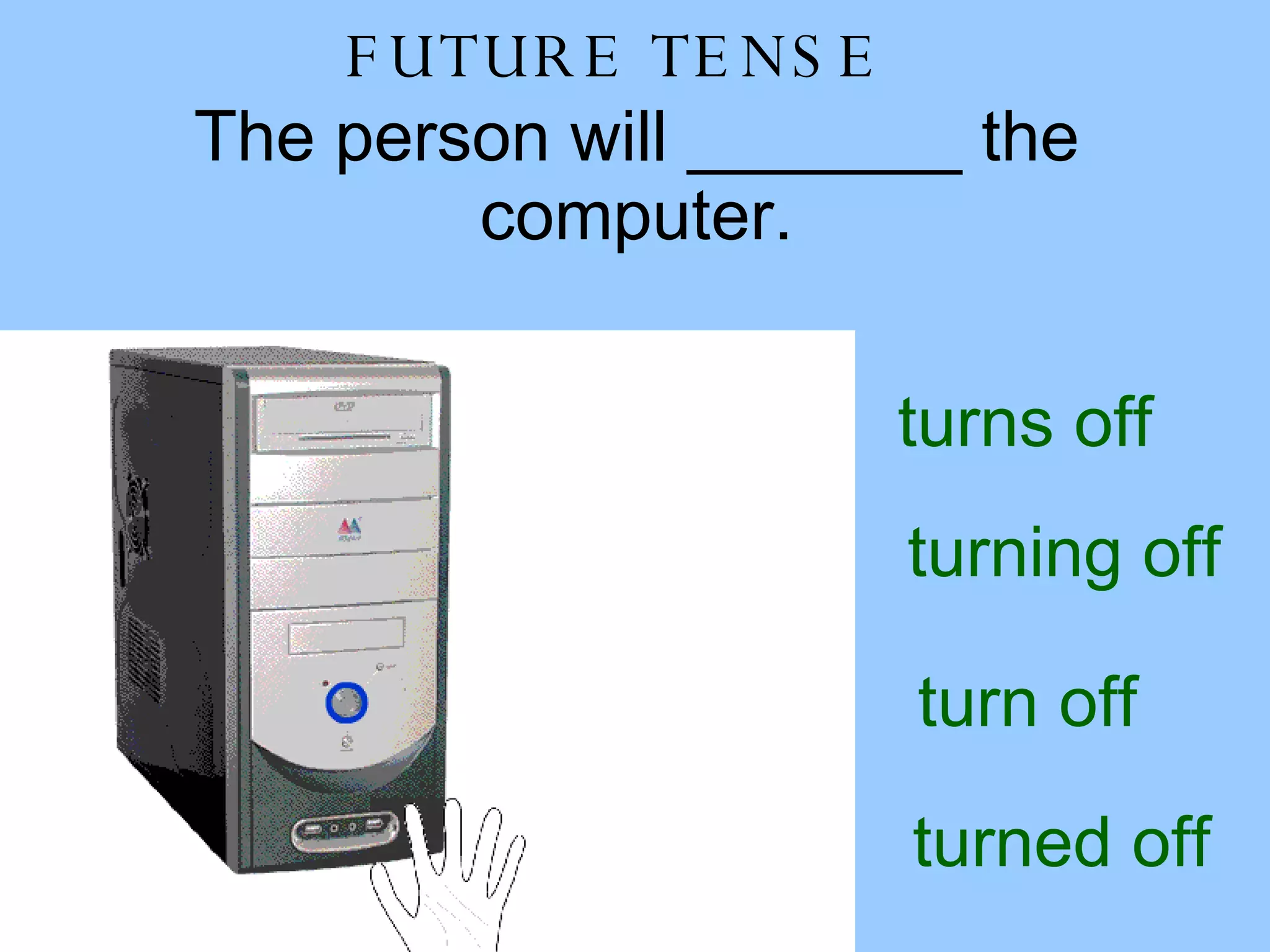 Computer Verbs Presentation | PPT