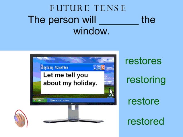 Computer Verbs Presentation | PPT