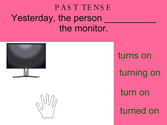 Computer Verbs Presentation | PPT