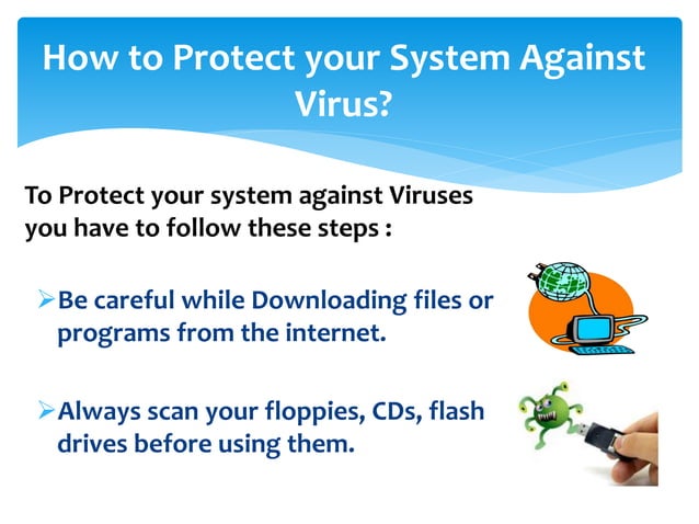 Computer virus and anti virus presentation | PPTX | Infectious Diseases ...
