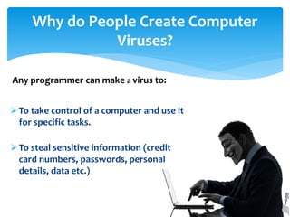 Computer virus and anti virus presentation | PPTX