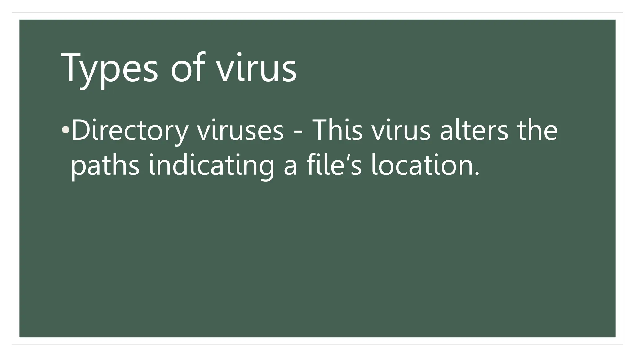 PowerPoint presentation about computer virus | PPTX