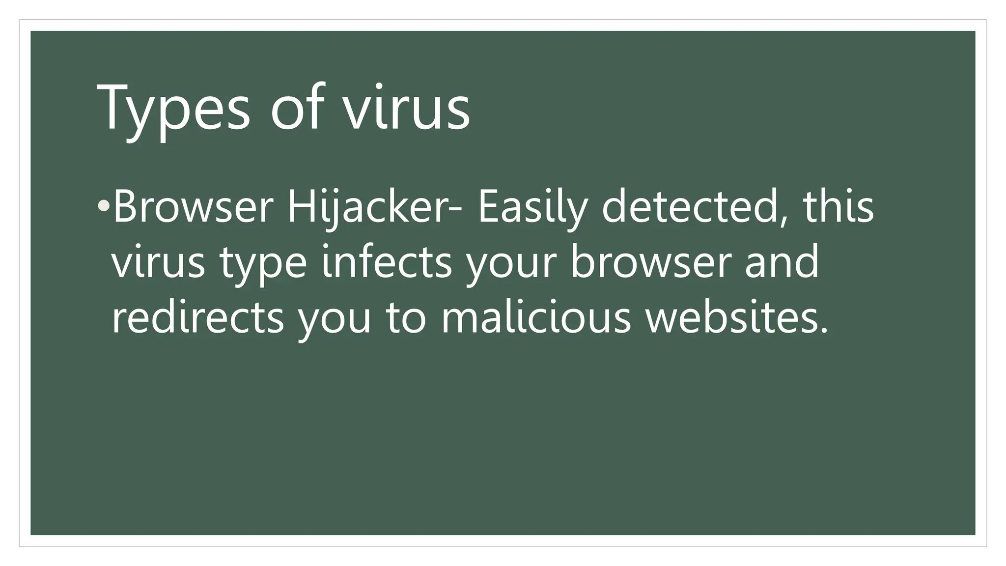 PowerPoint presentation about computer virus | PPTX