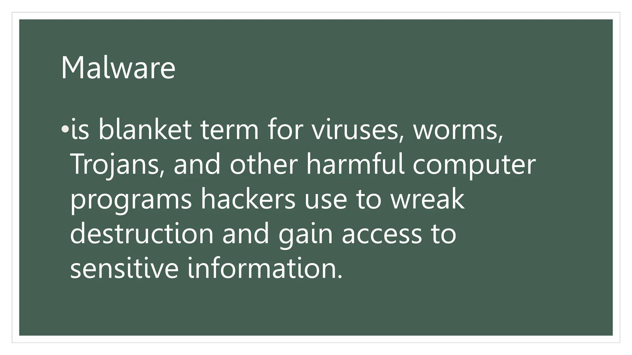 Powerpoint Presentation About Computer Virus Pptx