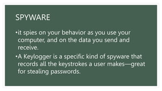 PowerPoint presentation about computer virus | PPTX