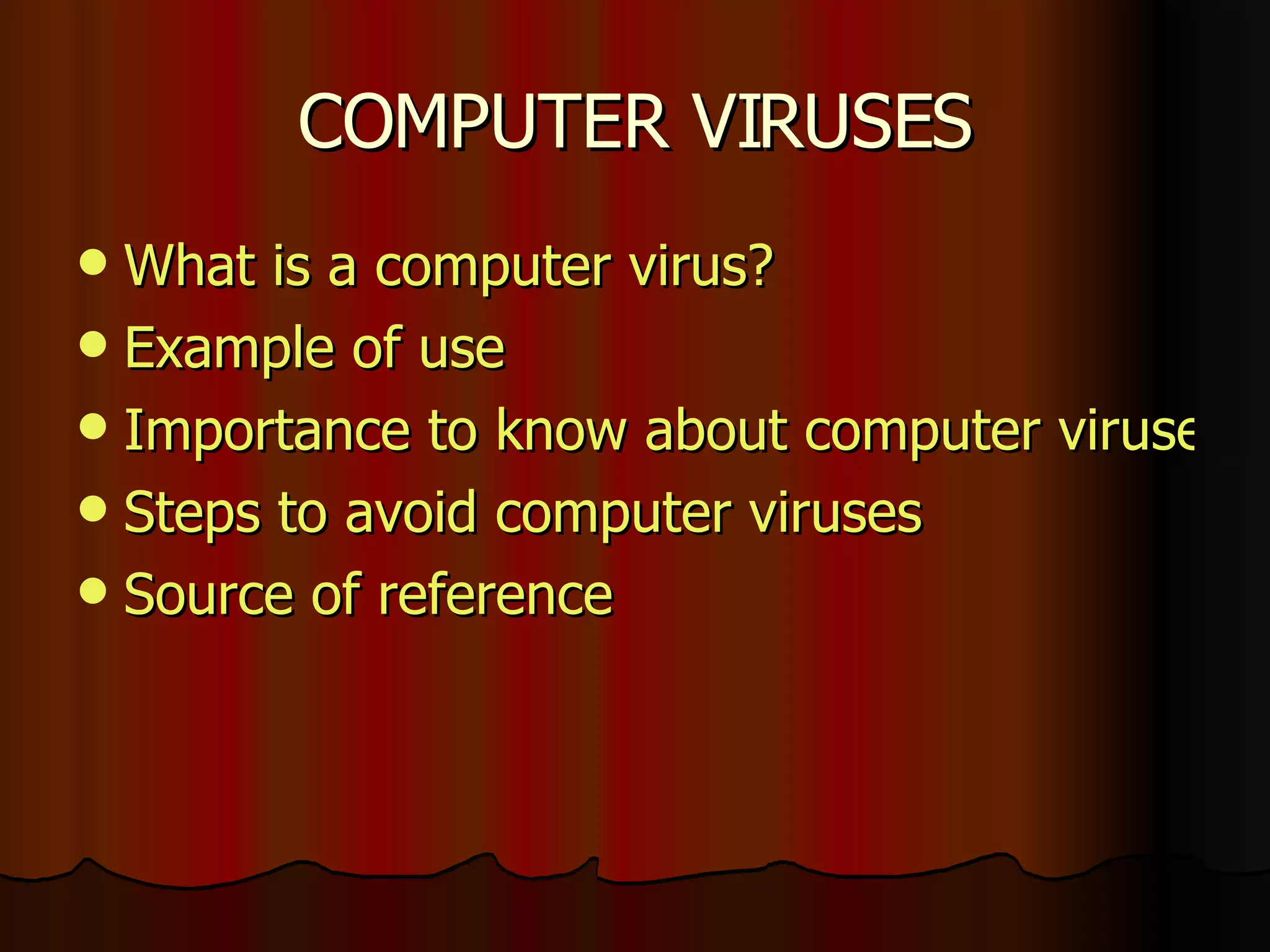 Computer Viruses | PPT