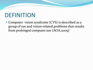 Computer vision-syndrome | PPSX