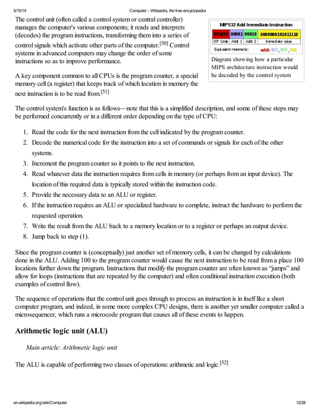 Computer wikipedia, the free encyclopedia | PDF