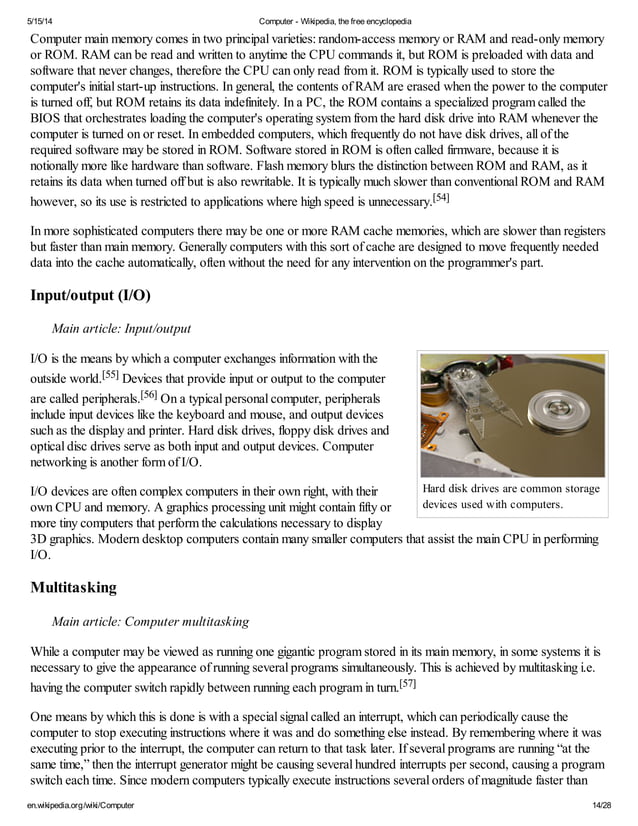 Computer wikipedia, the free encyclopedia | PDF