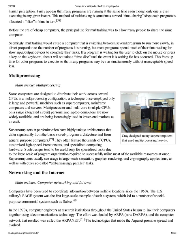 Computer wikipedia, the free encyclopedia | PDF