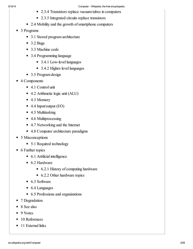Computer wikipedia, the free encyclopedia | PDF