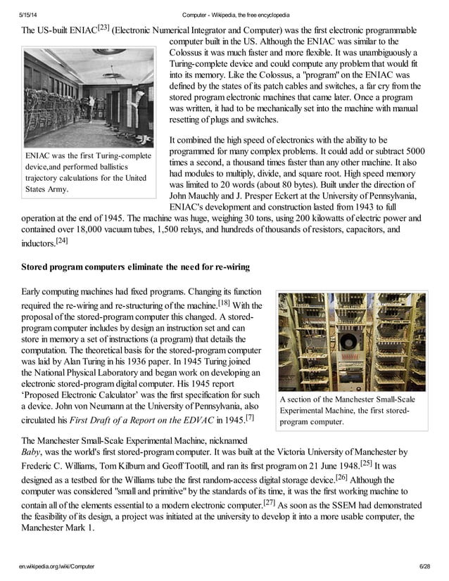Computer wikipedia, the free encyclopedia | PDF