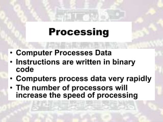 Computer1 test 2 prep: processing, software, storage | PPT