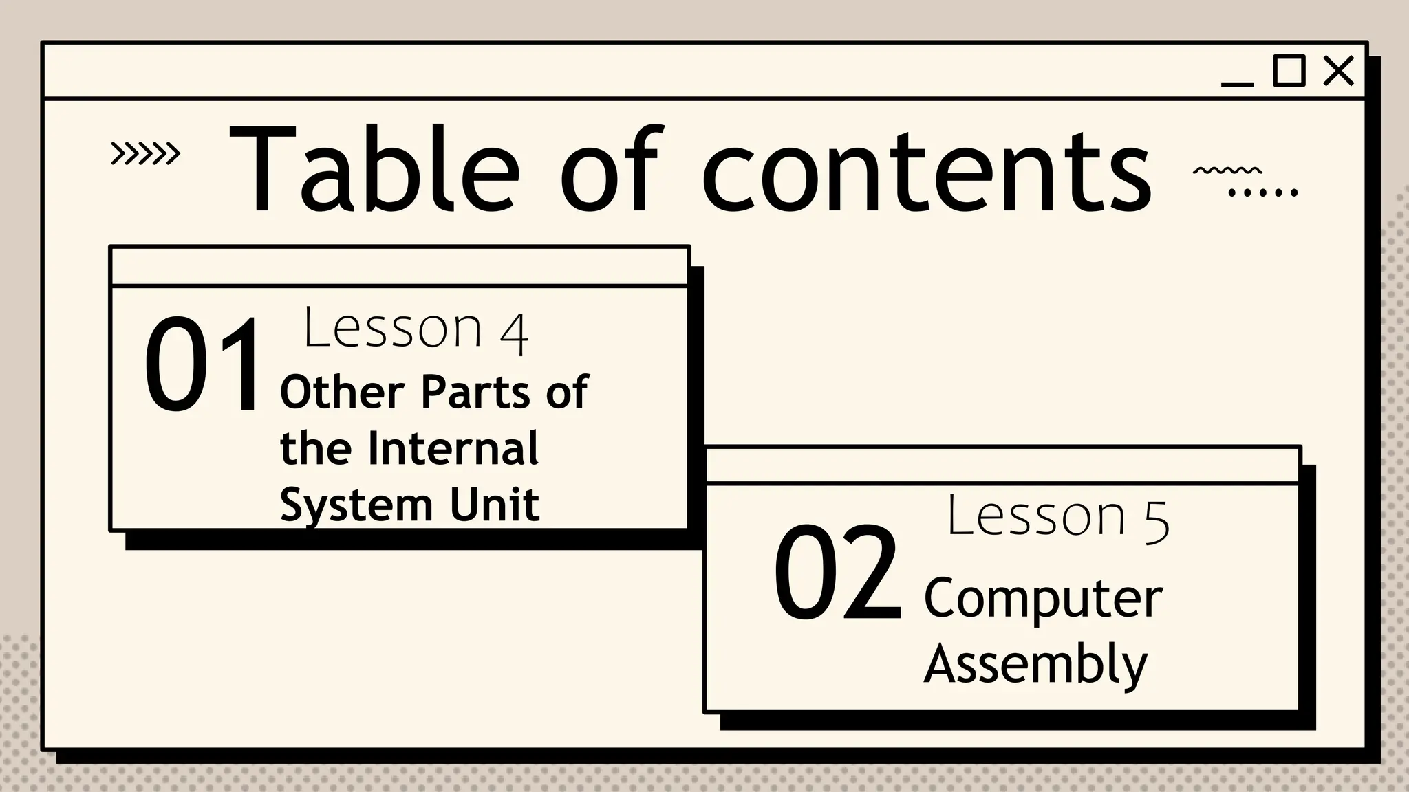 Computer 10 Other Parts of the Internal System Unit | PPTX