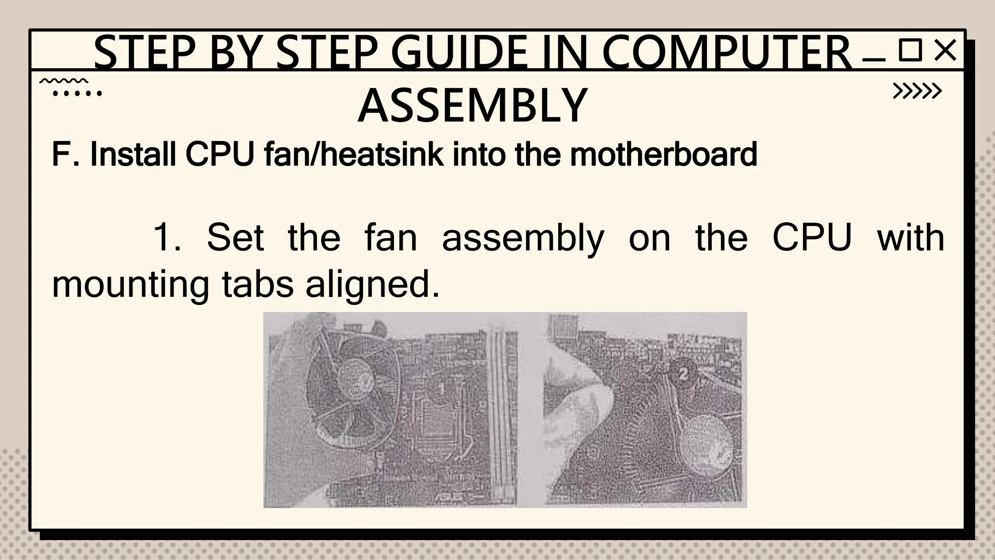 Computer 10 Other Parts of the Internal System Unit | PPTX