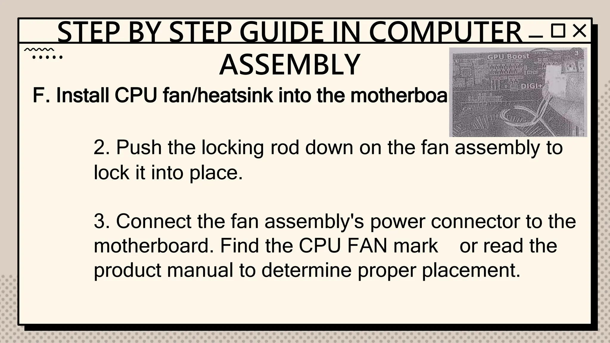 Computer 10 Other Parts of the Internal System Unit | PPTX