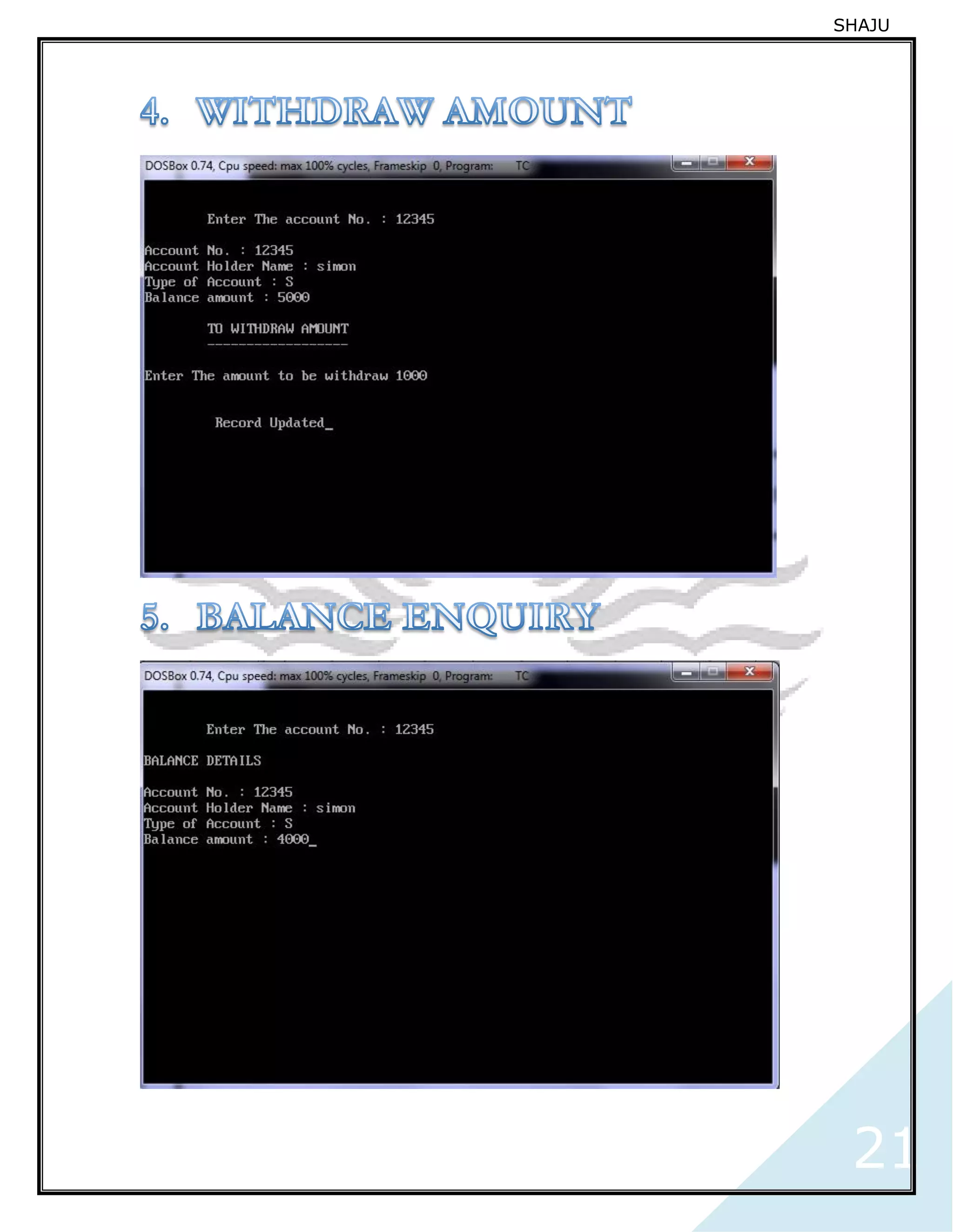 BANK MANAGEMENT INVESTIGATORY PROJECT CLASS 12TH | PDF