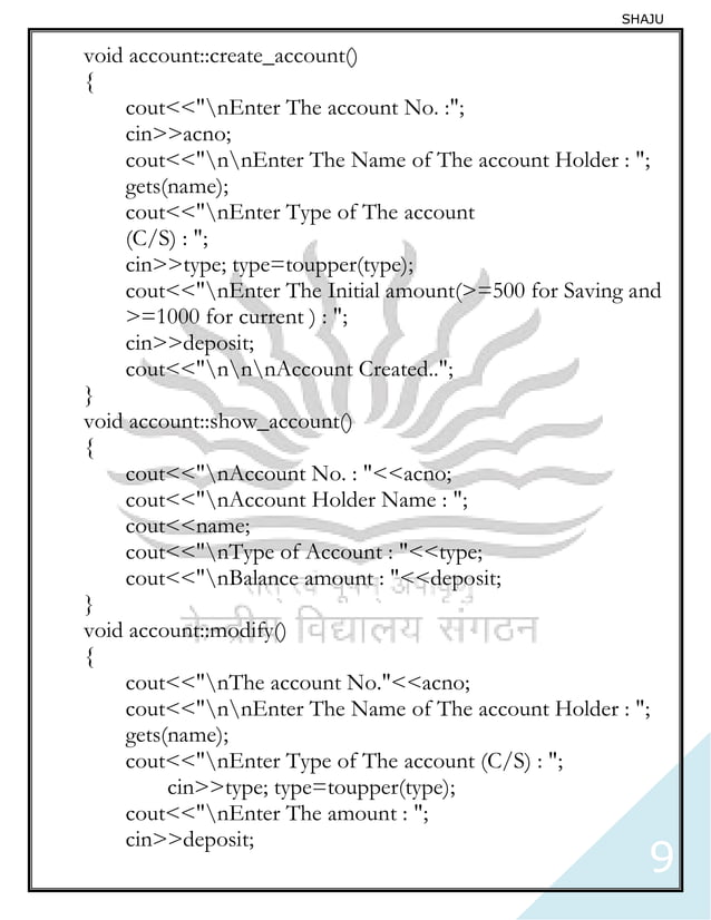 BANK MANAGEMENT INVESTIGATORY PROJECT CLASS 12TH | PDF