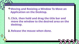 Computer 2ndQ Lesson 3-6 - Parts of the MS Word Window, Arranging ...
