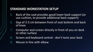 COMPUTER 7.pptx - Proper Posture When Using Computer | PPTX