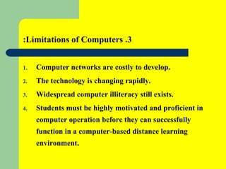 Computer in Distance Education | PPT