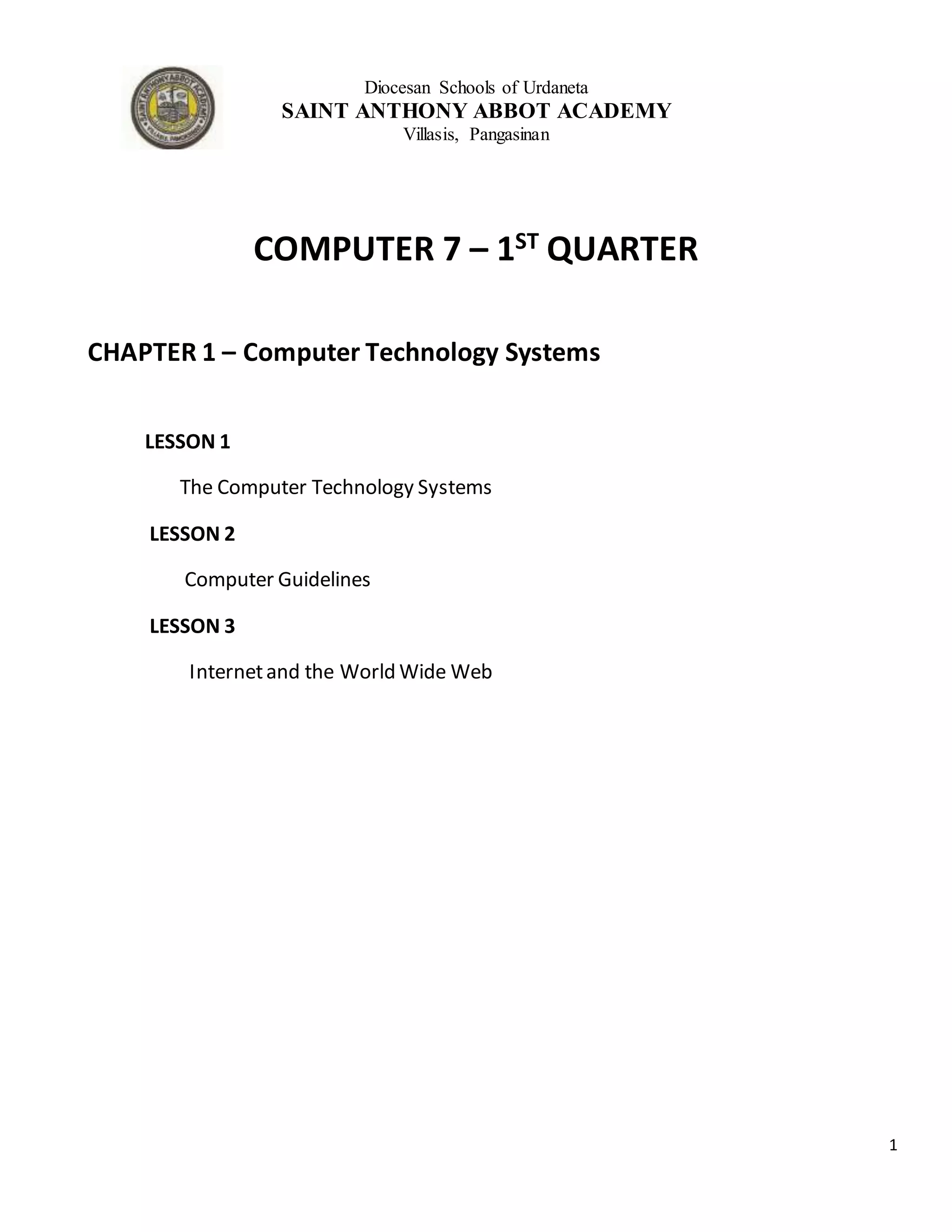 Computer 9 module | DOCX