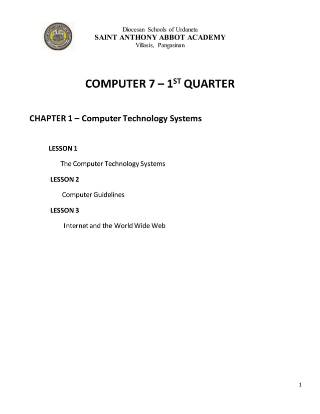 Computer 9 module | DOCX