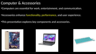 "Essential Computer & Accessories Guide" | PPTX