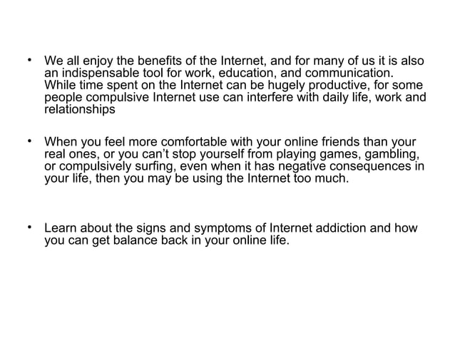 Computer addiction in children a growing concern by dr.grace macapagal ...