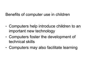 Computer addiction in children a growing concern by dr.grace macapagal ...