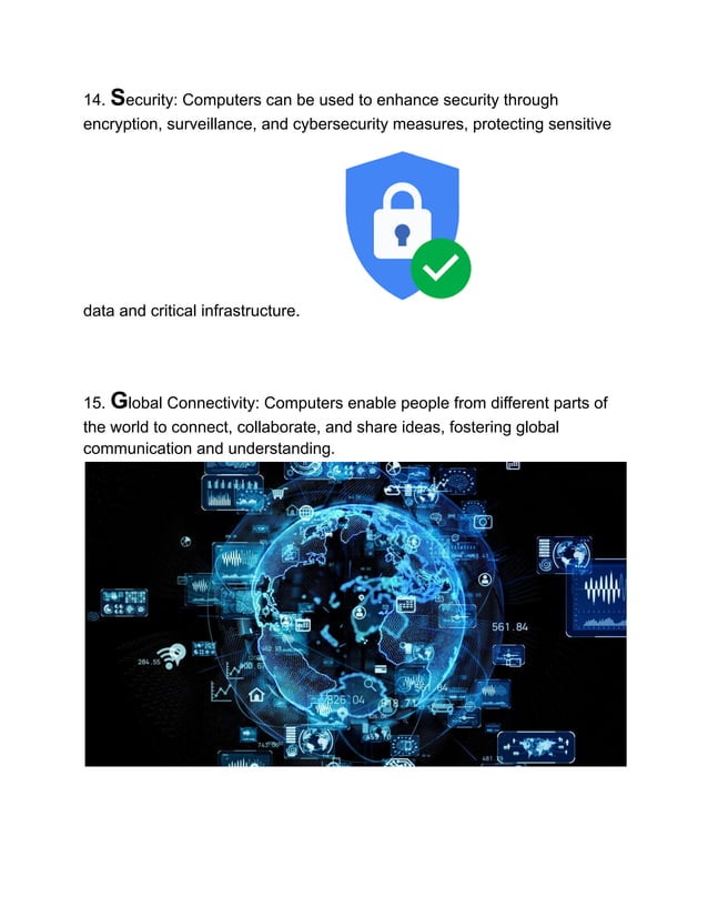 Computer Advantages | PDF