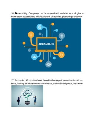 Computer Advantages | PDF