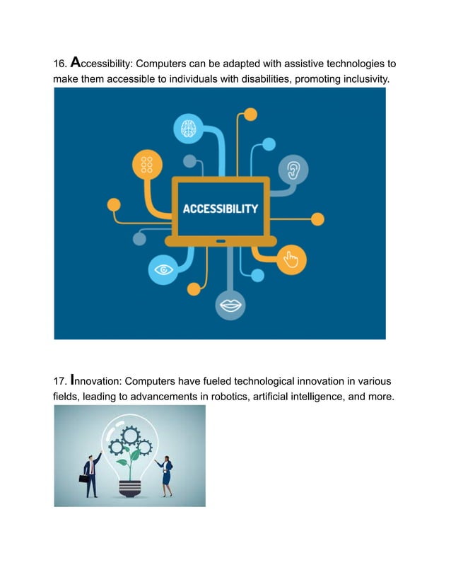 Computer Advantages | PDF