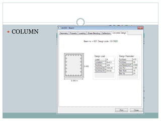 Computer aided analysis and design of multi story building | PPTX