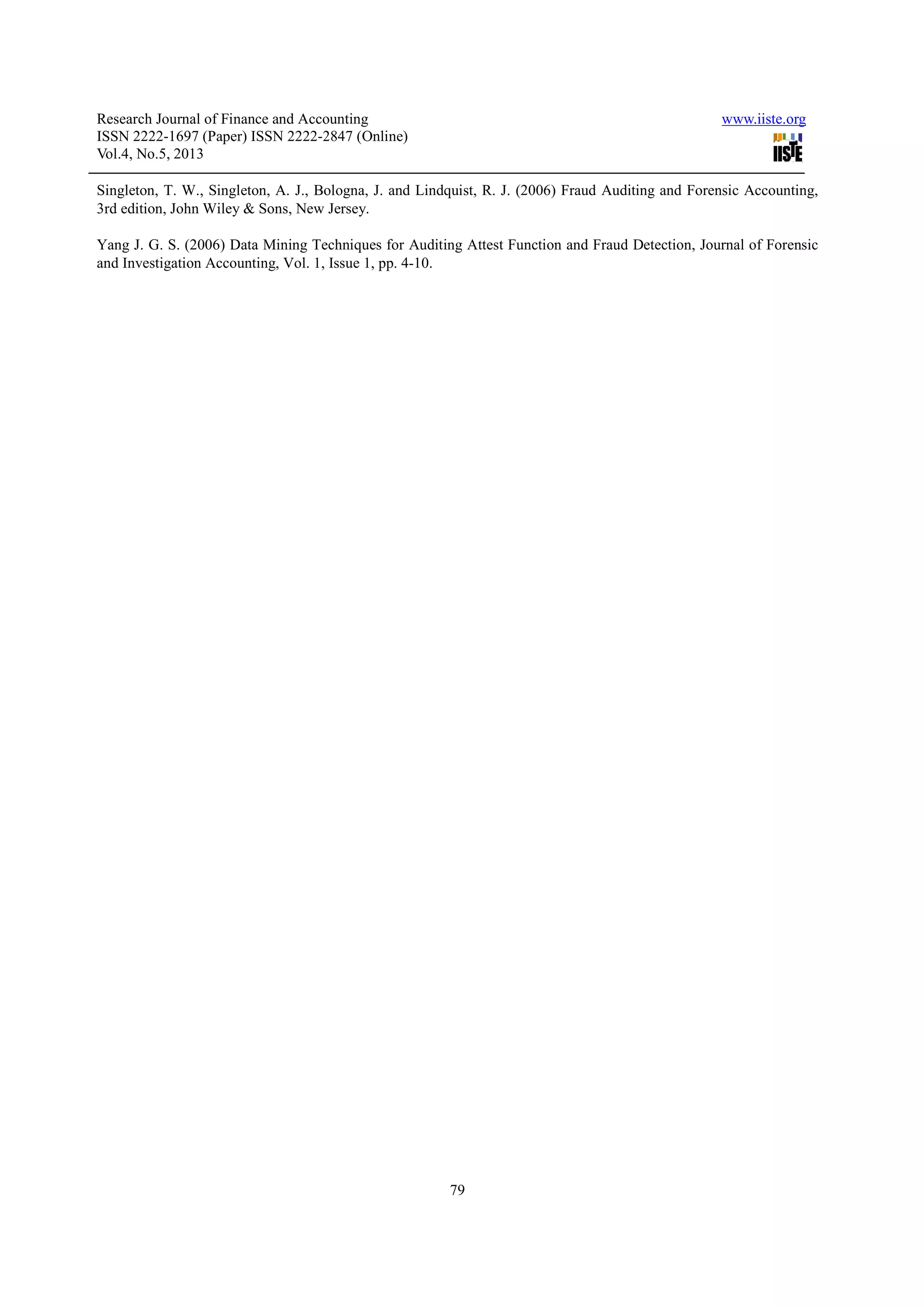 Computer aided audit techniques and fraud detection | PDF