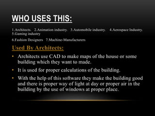 Computer aided design and computer aided manufacturing | PPTX